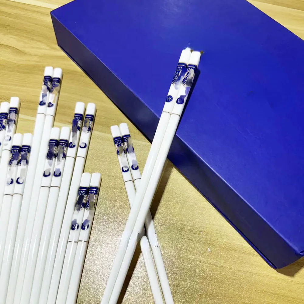 Premium Ceramic Chopsticks Set - Elegant Bone China, Washable ...