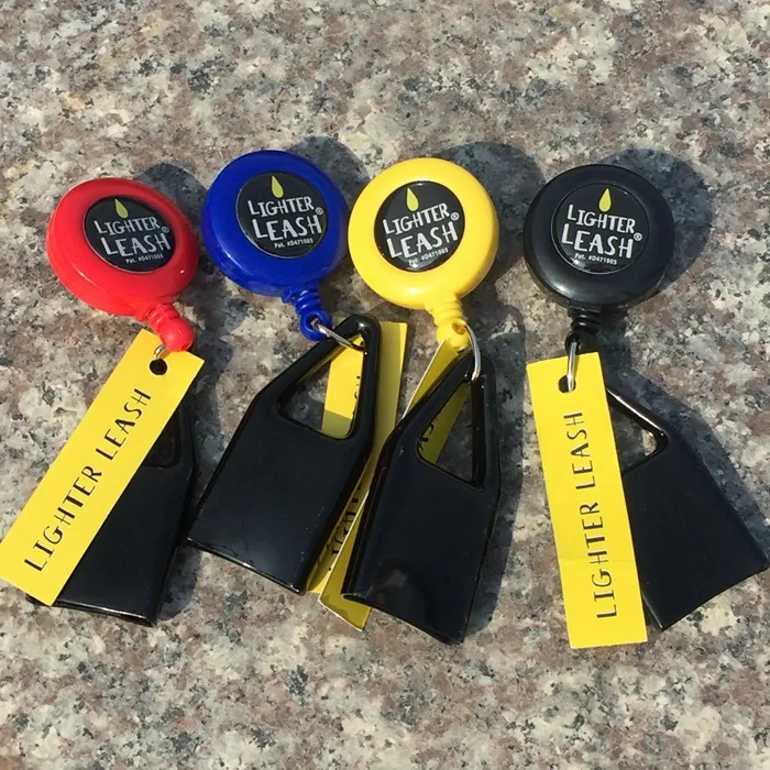 Colorful Leather Retractable Lighter Leash With Telescoping Extend And ...
