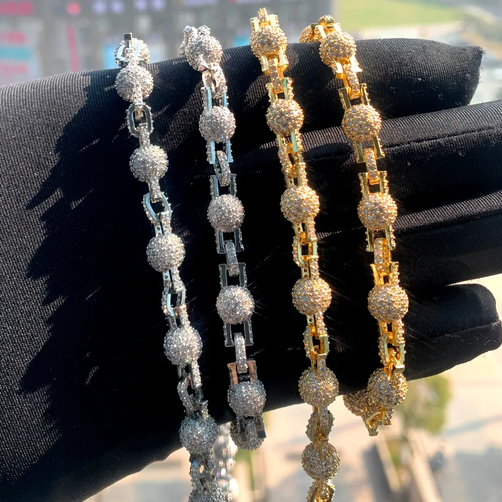 DHgate.com:Mens Gold Iced Out Cubic Zirconia CZ Cuban Link Chain ...