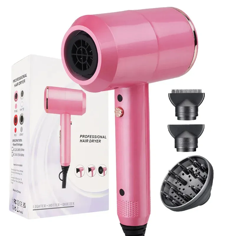 Negative Ion Hair Dryer: High Power Folding Hair Dryer For Home & Salon Use, Portable And ...