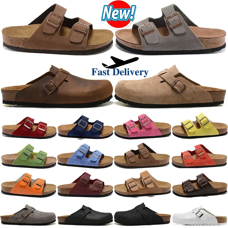 German Designer Leather Sandals: Designer Birkenstock, Cork, Furry ...