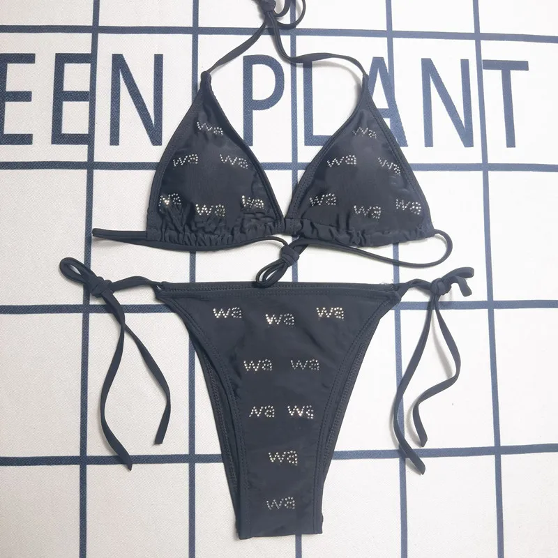 DHgate.com:Luxury Designer Two-Piece Bikini Set - Classic Print ...