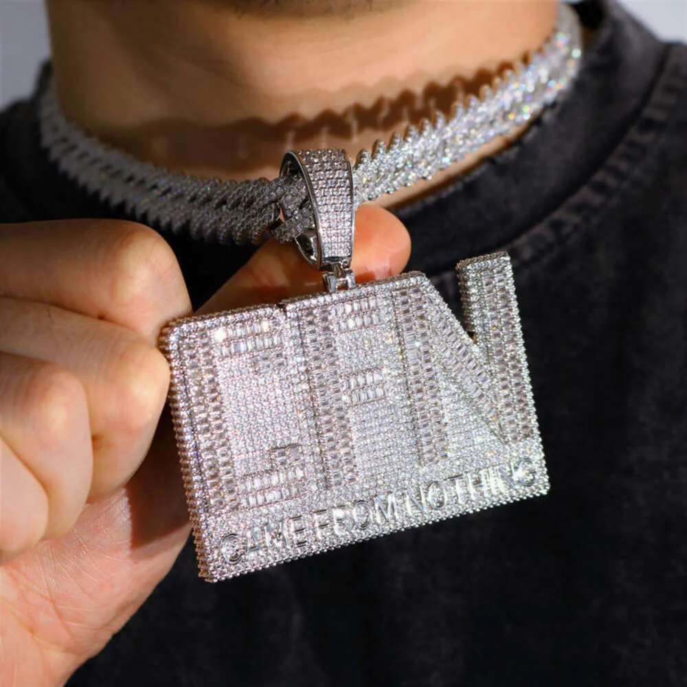 Iced Out CFN Pendant - Custom Hip Hop Jewelry for Rappers, Luxury ...