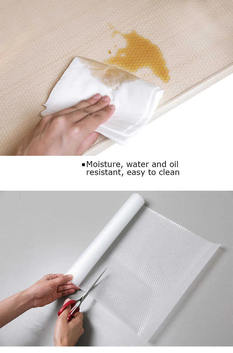 Reusable Transparent Drawer Liners - Waterproof Cabinet Mats, Dustproof ...