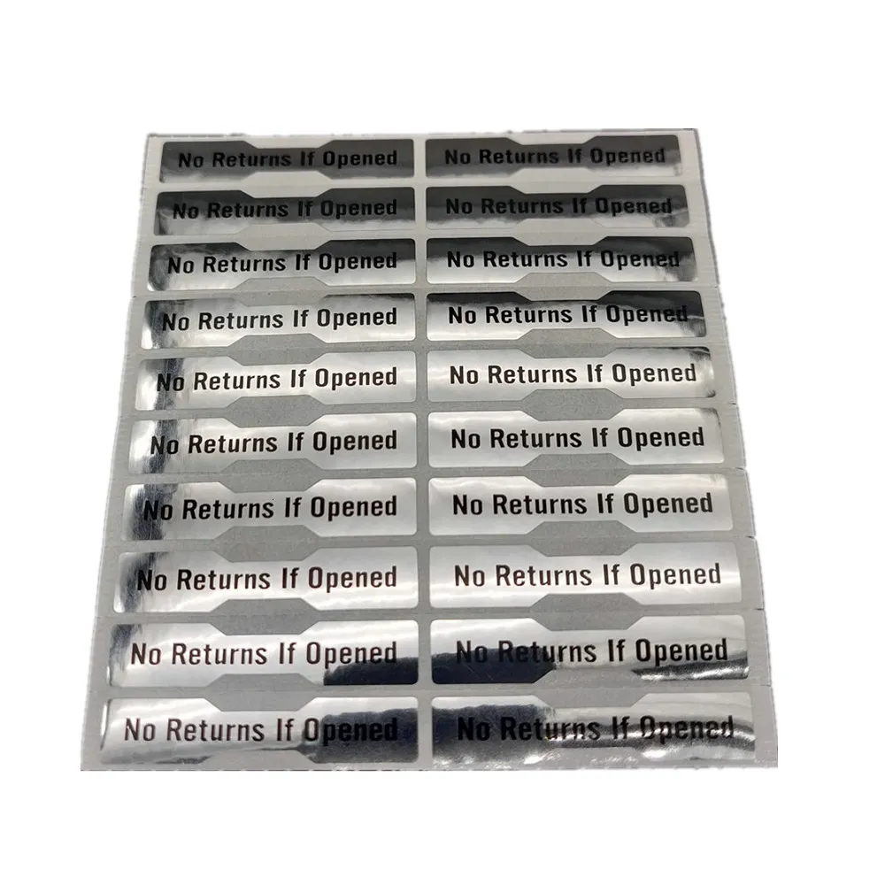 Tamper Proof Stickers Tamper Proof Security Seal Stickers - "Warranty ...