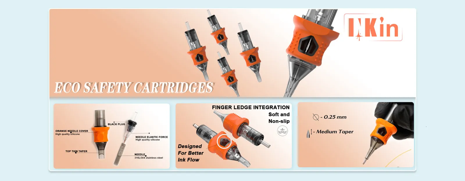 Tattoo Machine Needles Round Liners: Precision Crafted #12 0.35mm ...