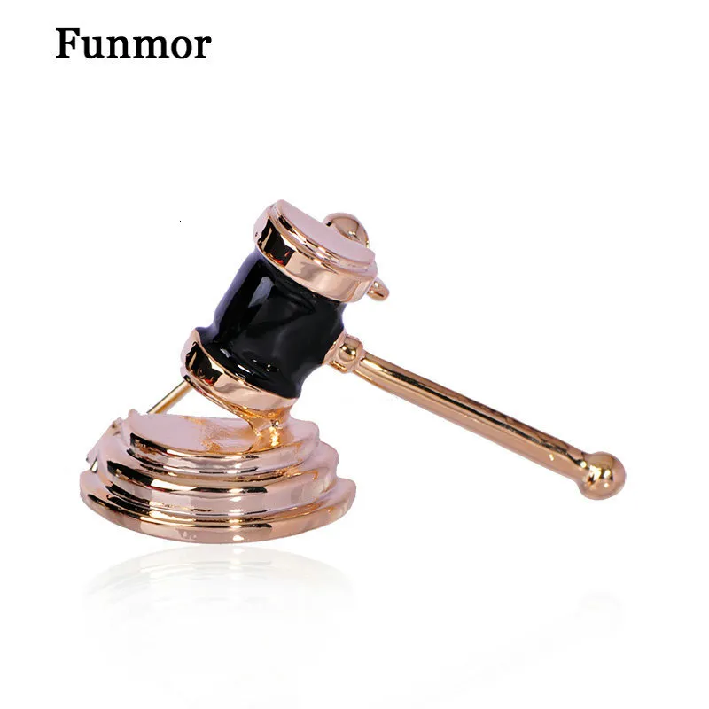 Pins Brooches Funmor Delicate Law Brooch Enamel Pins Judge Men Coat ...