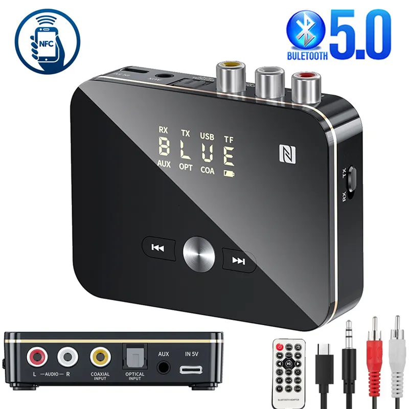 Bluetooth Audio Adapter for TV - Wireless Receiver Transmitter with 3 ...