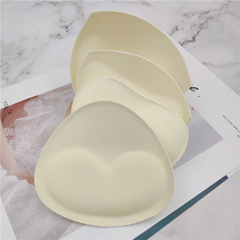 Sponge Bra Pads - Thick Push Up Breast Enhancers, Removable Padding ...