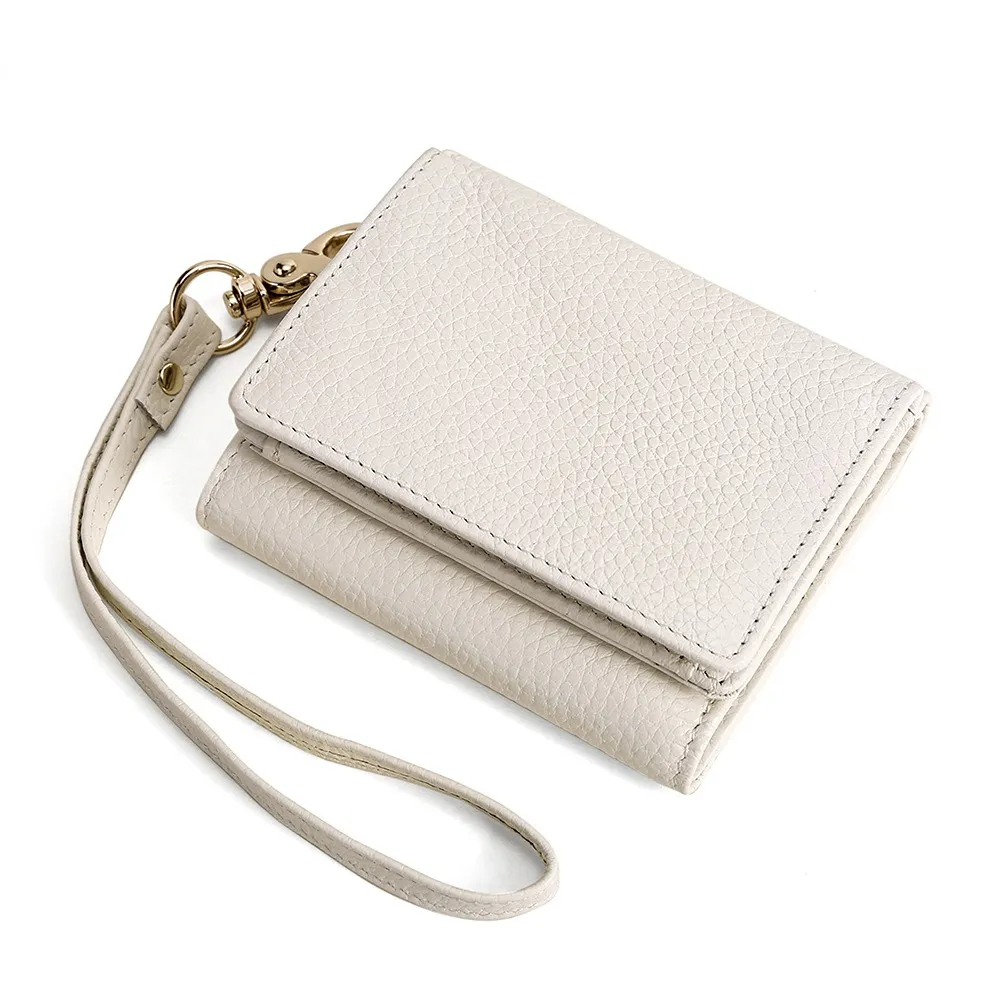 DHgate.com:2024Womens Genuine Leather RFID Blocking Multi-functional ...
