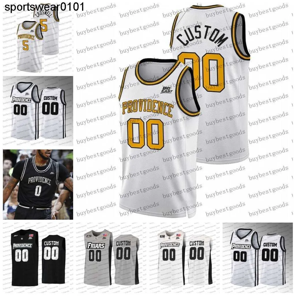 Camisa De Basquete NCAA Providence Friars Personalizada 13 Scott ...