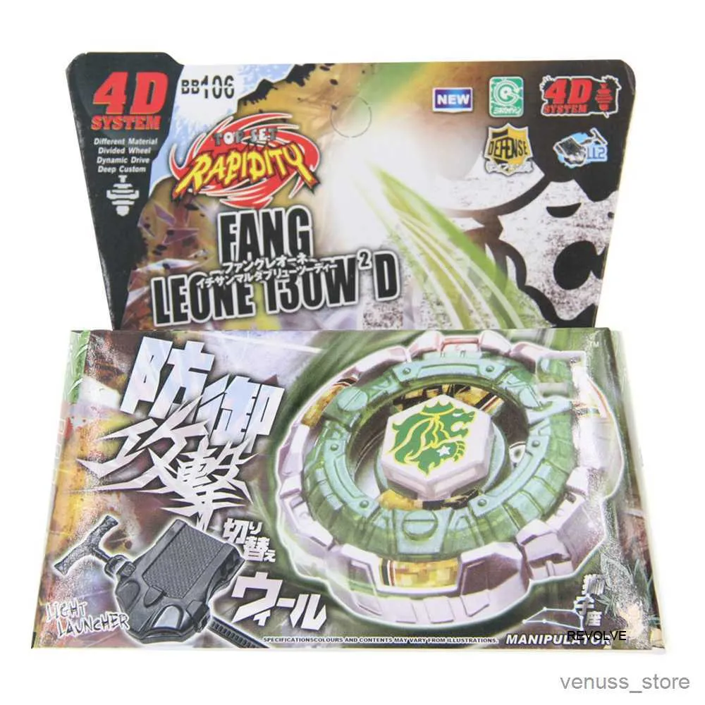 Spinning Top Battle Game Toy Set with Launcher, Blue Screw Fox Style ...