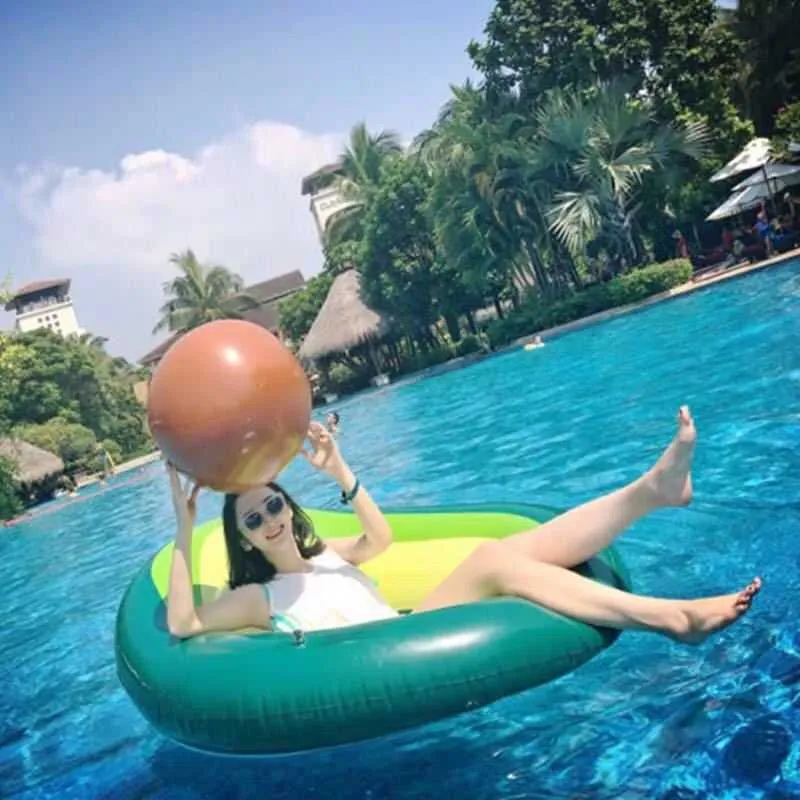DHgate.com:Avocado Giant Swimming Ring, 160cm PVC Water Sports Float ...