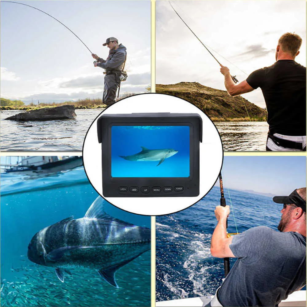 Gamwater 4.3 Inch Fish Finder, Portable Handheld Fishfinder with Sonar ...