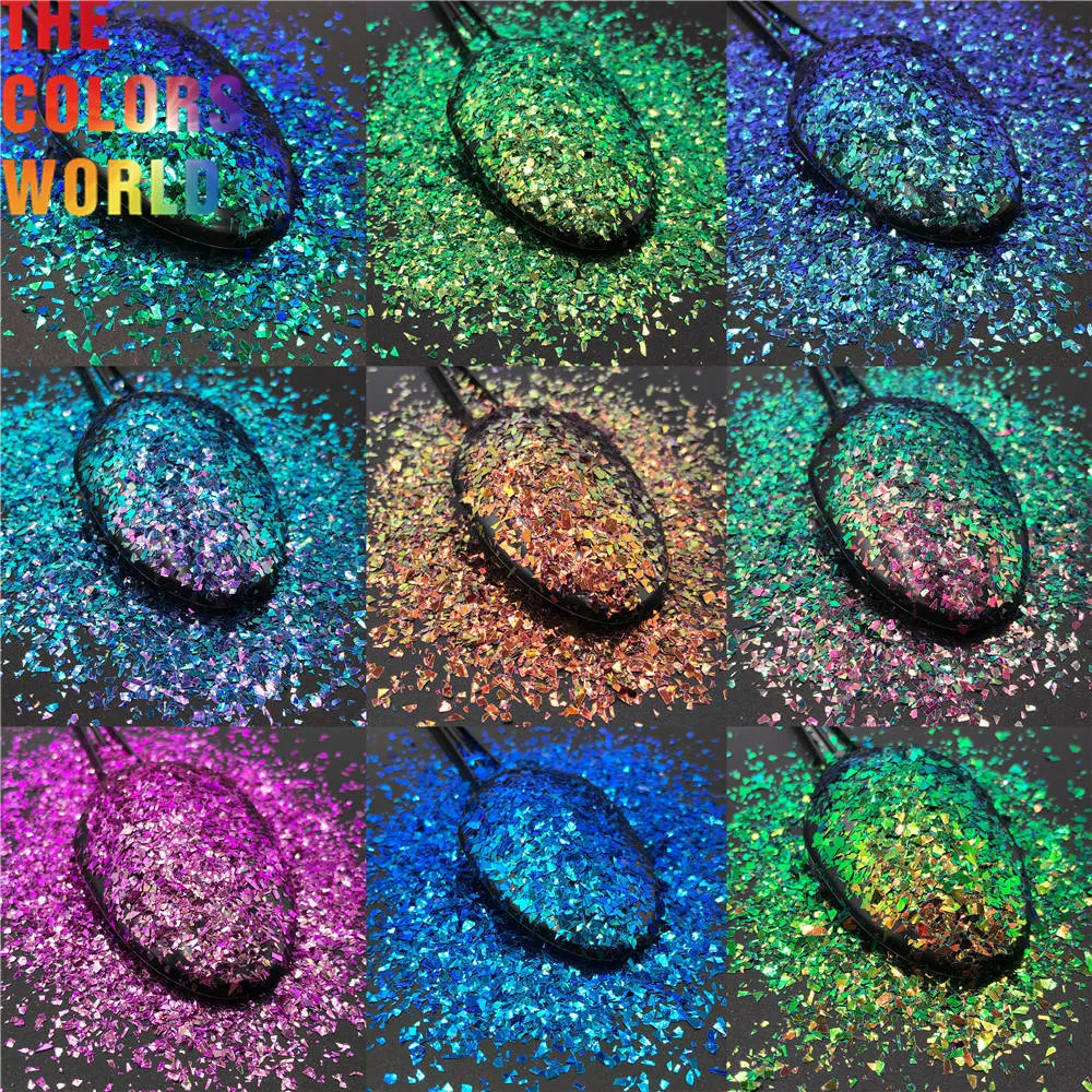 Stickers Decals TCT 350 Chameleon Color Shift Mylar Shard Irregular ...