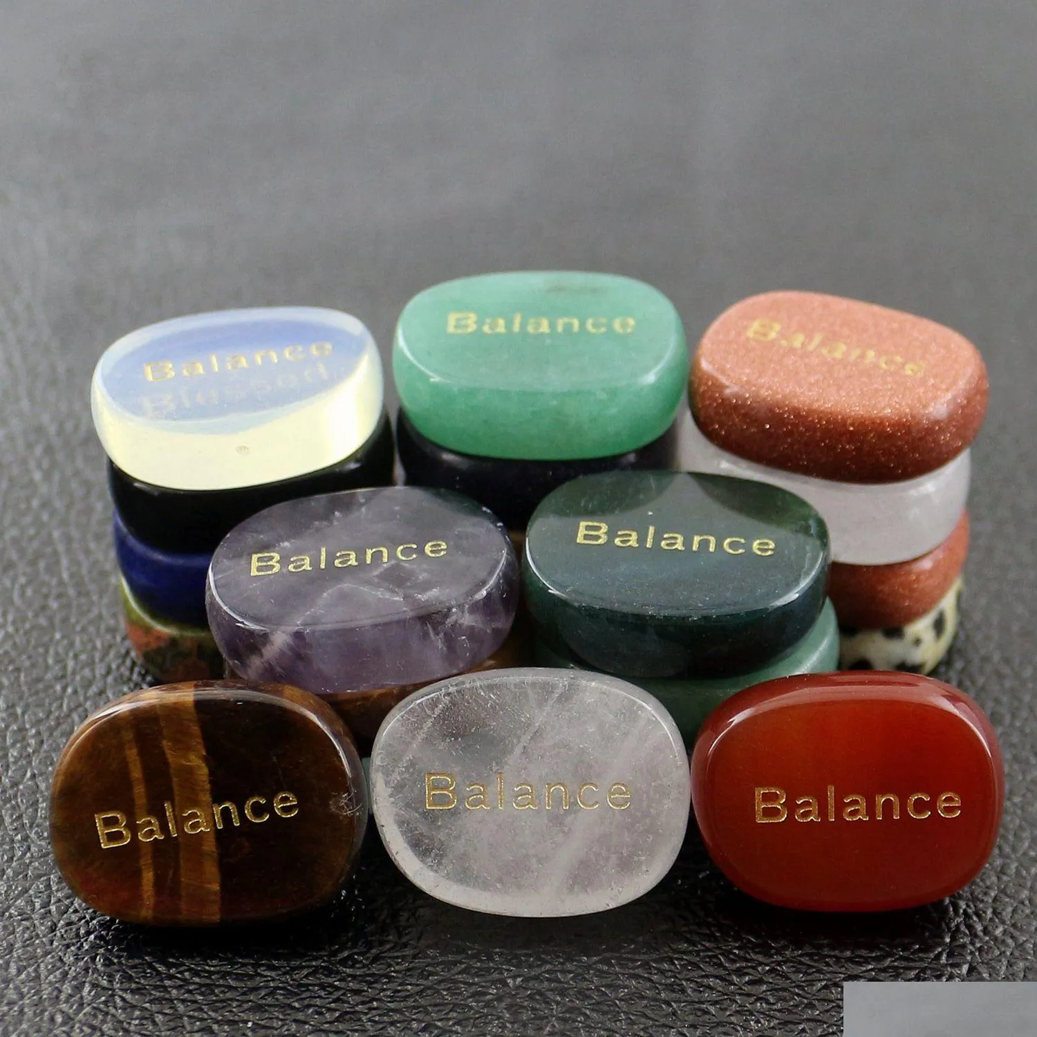 DHgate.com:Healing Crystal Reiki Symbol Oval Gemstone Thanksgiving ...