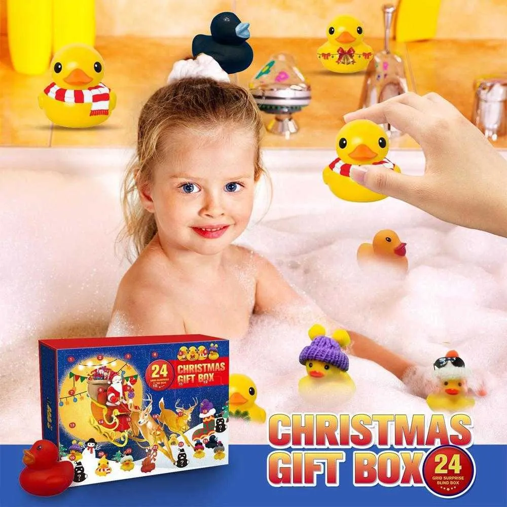 DHgate.com:Christmas Advent Calendar Gift Box, 24pcs Cute Rubber Duck ...