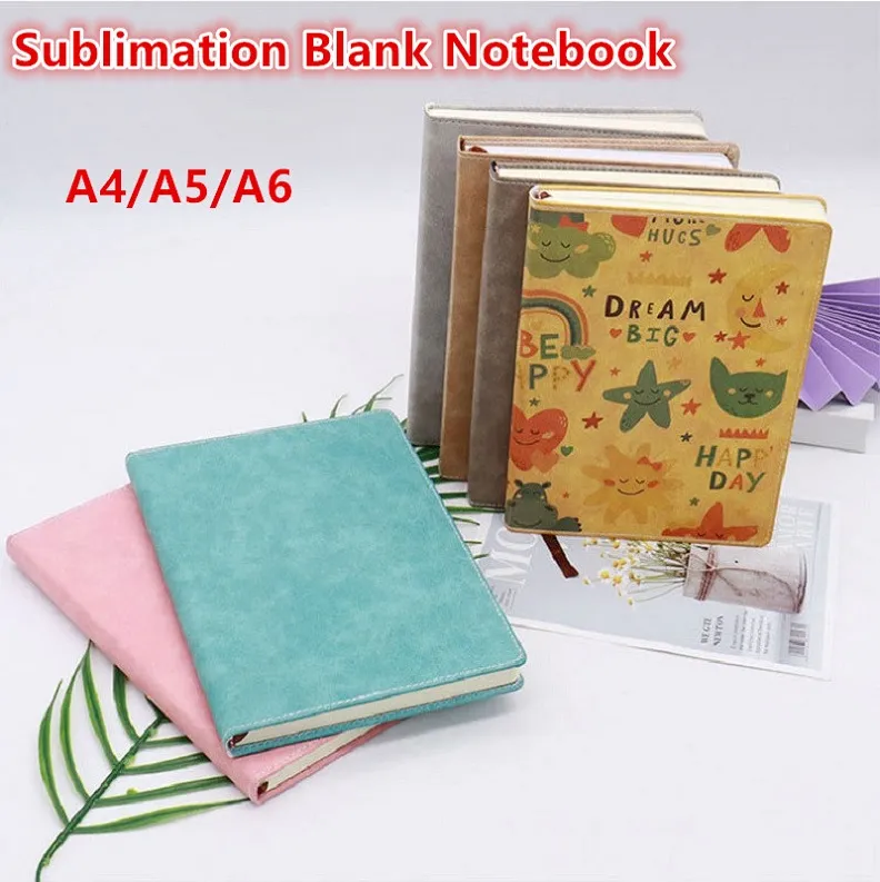 Wholesale PU Leather Sublimation Notebook Cover Soft Surface, A4/A5/ A6 ...