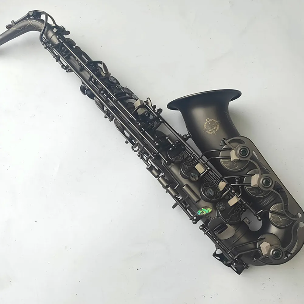 Suzuki Vintage EB Matte Black Saxophone Matte Black Nickel Plated With ...