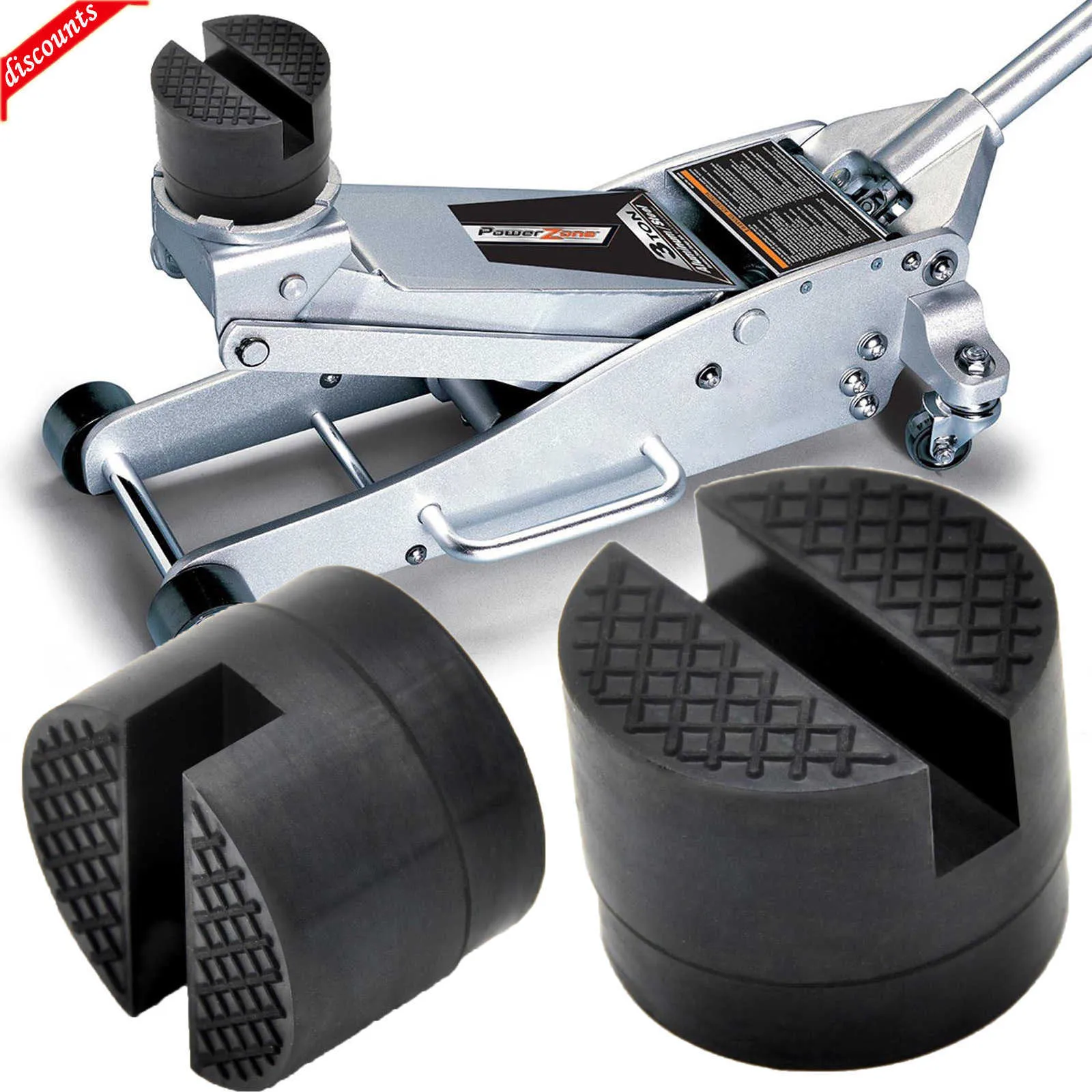 New Floor Slotted Car Jack Rubber Pad Frame Protector Adapter Jacking ...