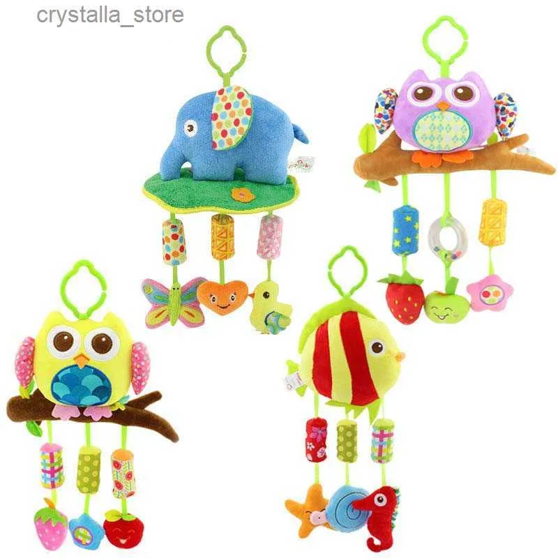 DHgate.com:Baby Plush Handbells Stroller Rattles Toy: Colorful Infant ...