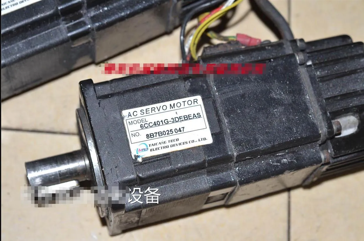 Used Servo Motor with Brake - 6CC401G-3DEBEAS, Good Condition ...