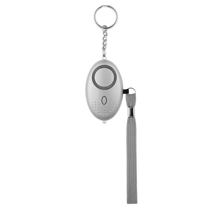 Self Defense Keychain Set: 130dB Egg Shaped Personal Safety Alarm For ...