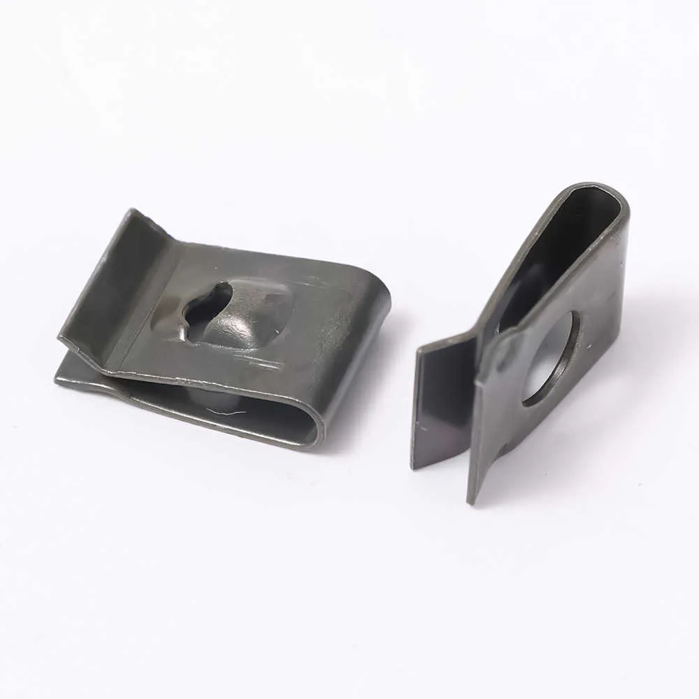 Car Screw Base U Clip Fasteners 10/20/30/Metal Fender Bumper Protection ...