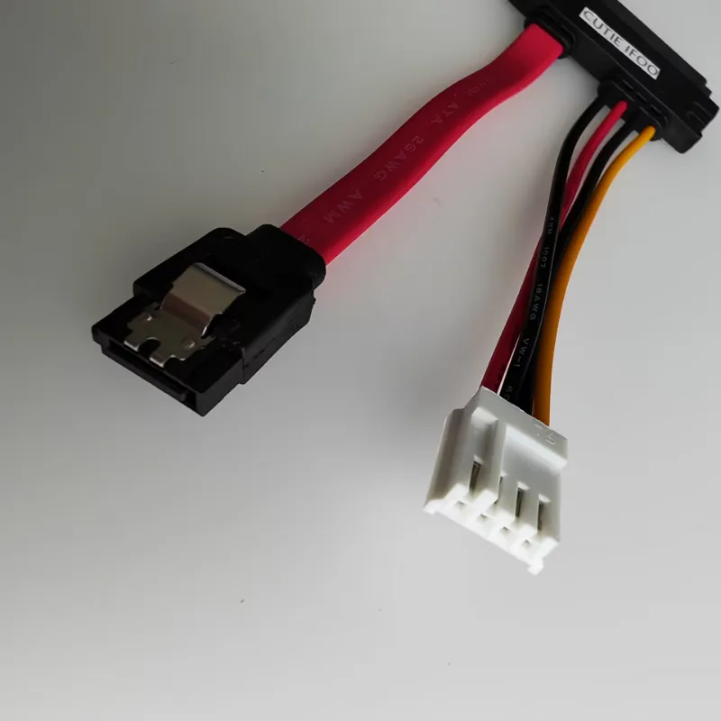SATA Hard Drive Cables 7Pin SATA Data & 4Pin FDD Floppy Power Supply ...