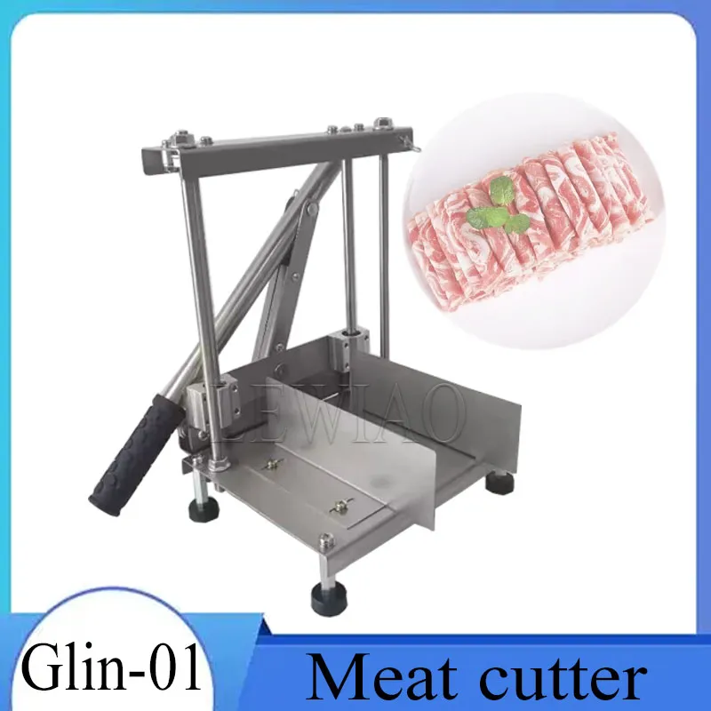 Meat Slicer Machine, Manual Food Slicer For Home Use Adjustable ...