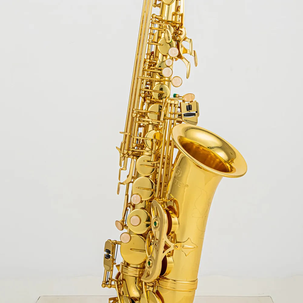 Professional Lacquered Gold Brass Jupiter Cxl Saxophone In Eb Tune With ...