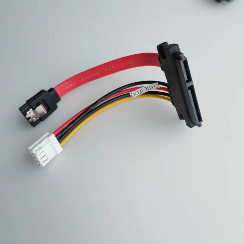 DHgate.com:7-Pin SATA Data + 4-Pin FDD Floppy Power Supply Cable for 7 ...