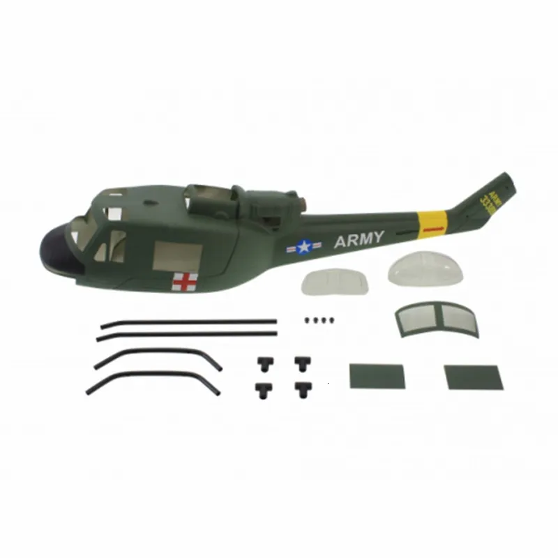 DHgate.com:500 Size Glassfiber Scale RC Helicopter Fuselage Shell for ...