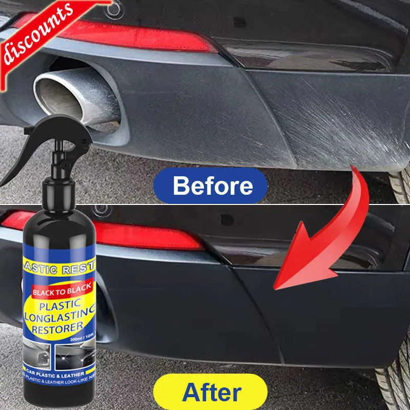 New Car Plastic Restore Coating Auto Exterior Plastic & Rubber Repair ...