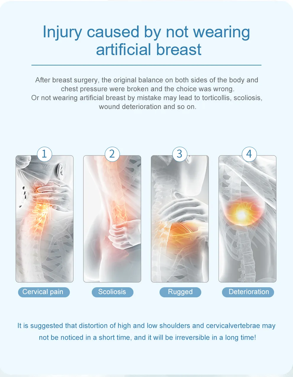 Silicone Breast Covers Lightweight Form For Post Surgery Use, Pocket ...