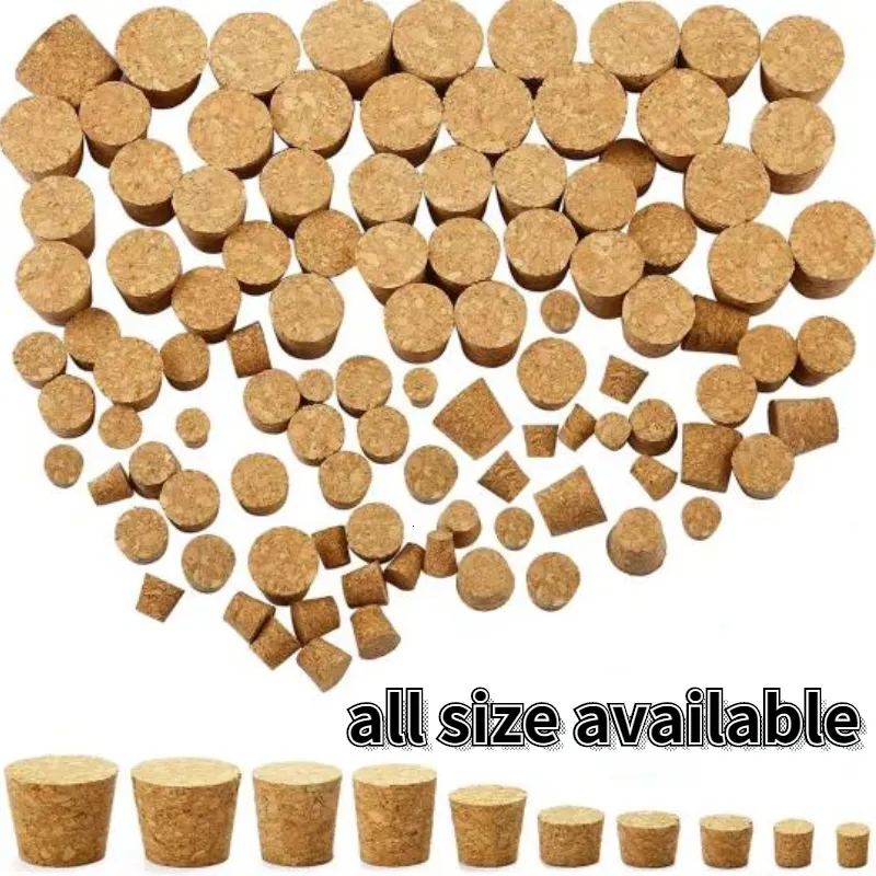 DHgate.com:Wooden Cork Lab Test Tube Stoppers, 100-Pack, 230703:Home ...