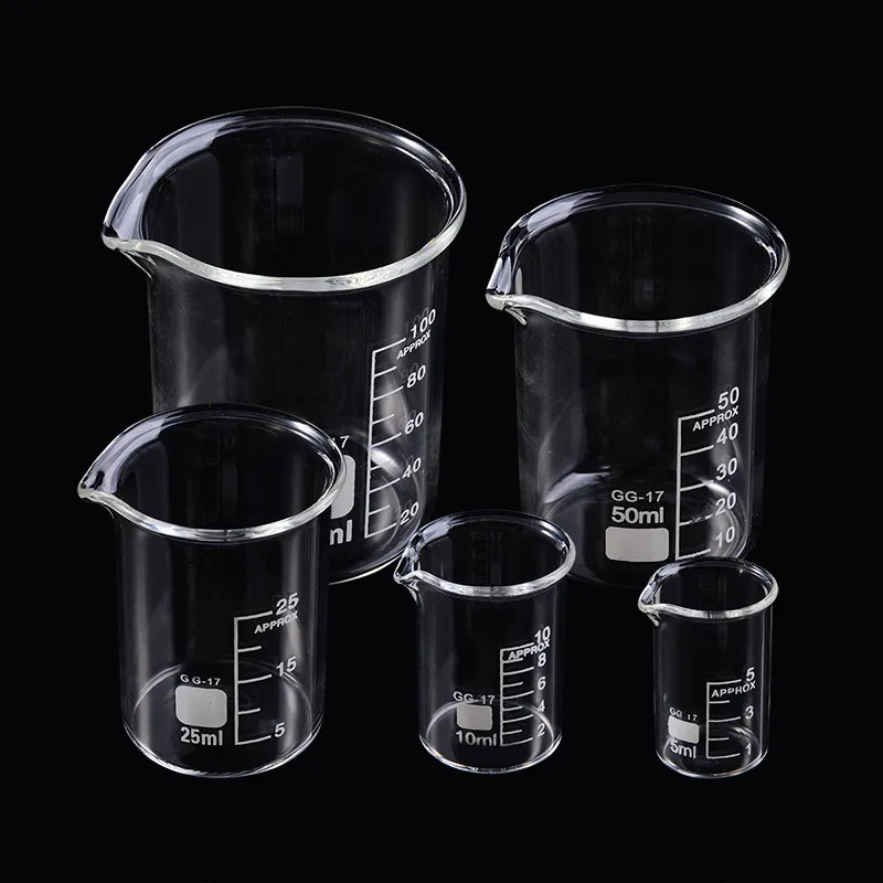 DHgate.com:Borosilicate Glass Beaker Set with Lid (5Pcs) - Lab ...
