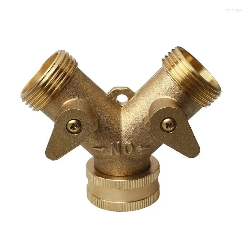 Premium 2-Way Brass Hose Splitter: Durable Tap Connector for Garden ...