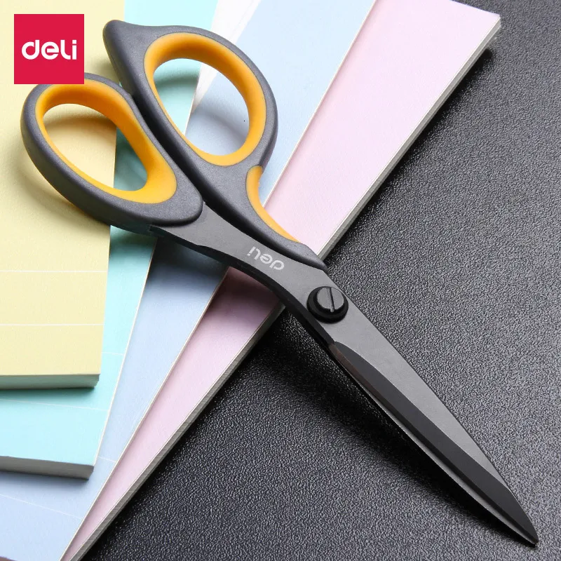 DHgate.com:Deli Large Stainless Steel Office Scissors for Multipurpose ...