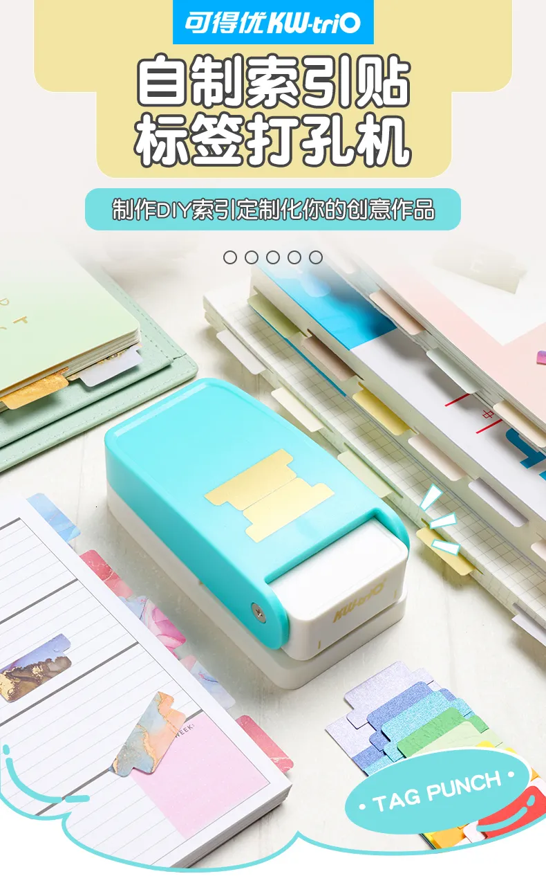 DHgate.com:Loose Leaf Separator Label Puncher Flags Tabs Markers Paper ...