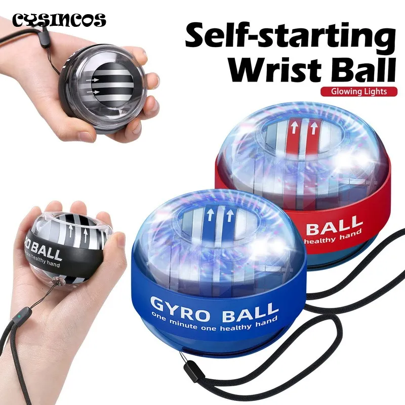 Self Start Gyro With Counter Arm Playgo Spinning Top Power Wrist Ball ...