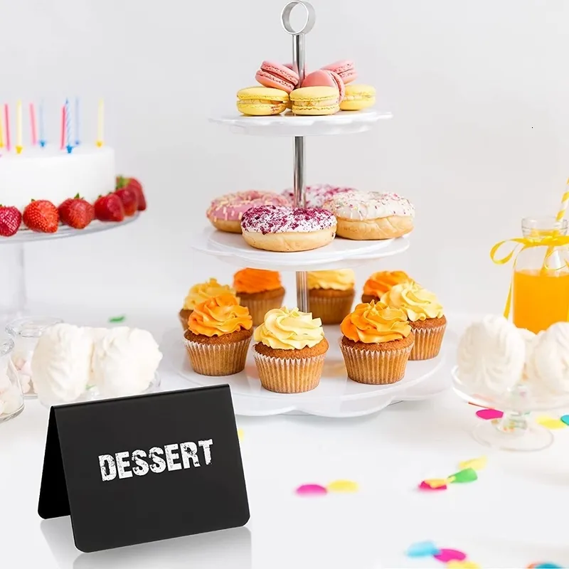 DHgate.com:20-Piece Mini PVC Chalkboard Signs, Tabletop A-Frame Buffet ...