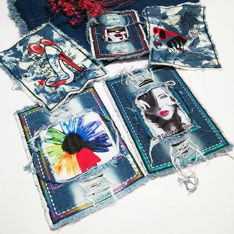 DHgate.com:DIY Sew-On Custom Patches Embroidered Fabric Appliques for ...