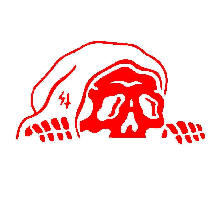 Peep Skeleton Car Stickers Halloween Vinyl Decals For Windshield ...