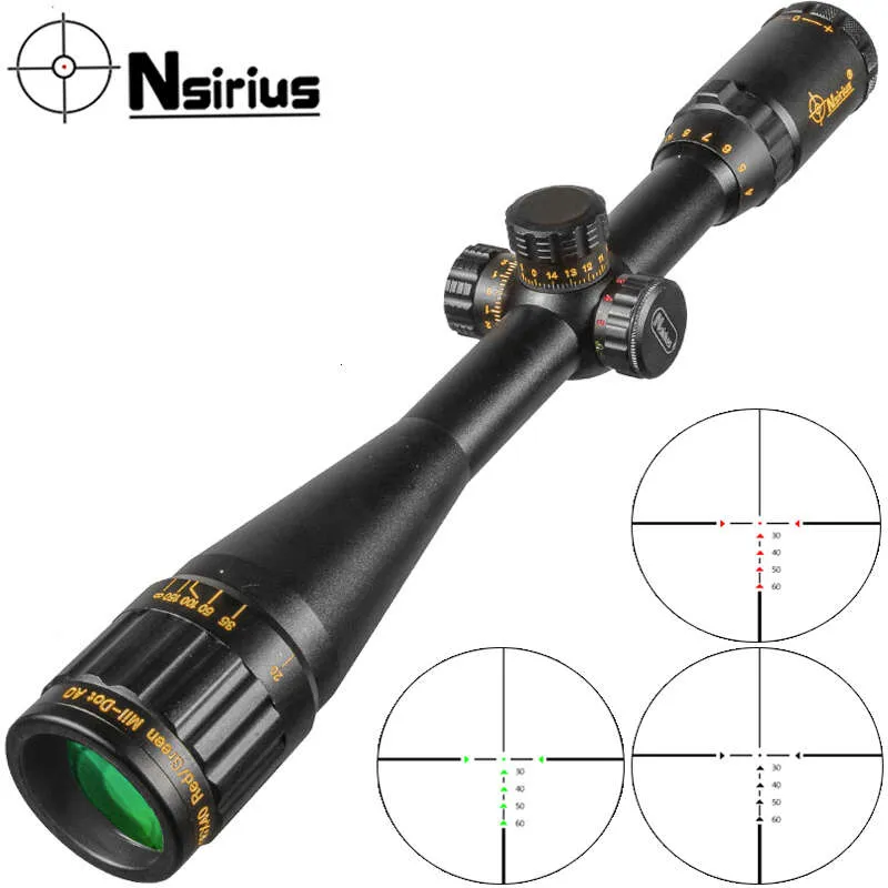 4 16x40 Adjustable Objective Riflescope With Illuminated Reticle ...
