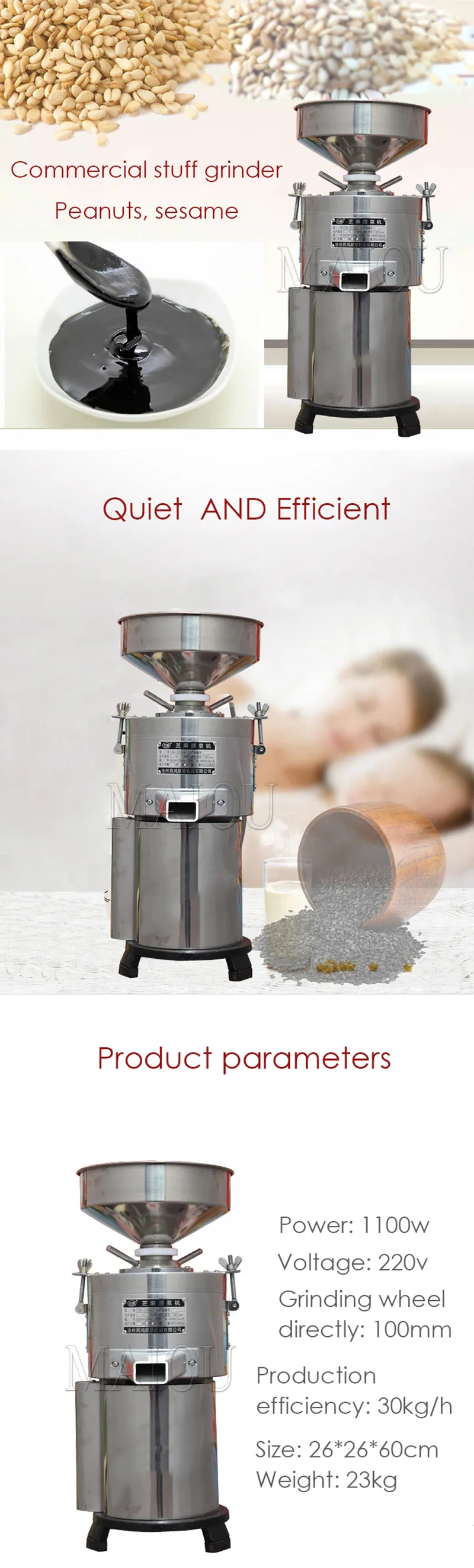 Portable Nut Butter Maker - Automatic Peanut Butter Machine, Homemade ...