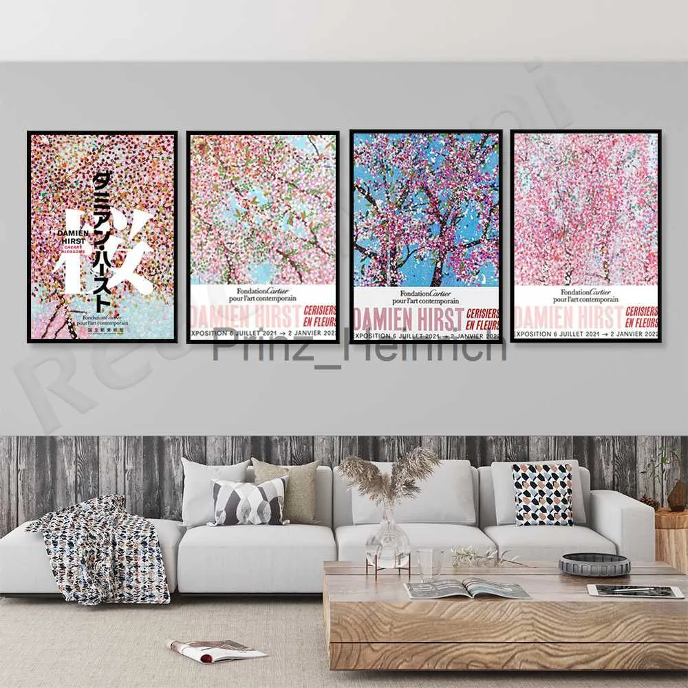 Wallpapers Damien Hirst The Virtues Honesty 2021 Poster Cherry Blossoms ...
