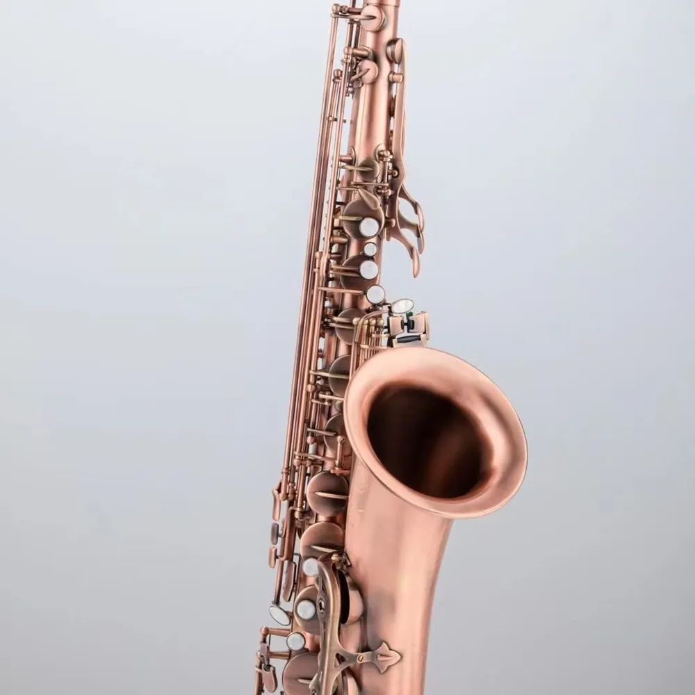 DHgate.com:Professional Tenor Saxophone in Red Antique Bronze Finish ...