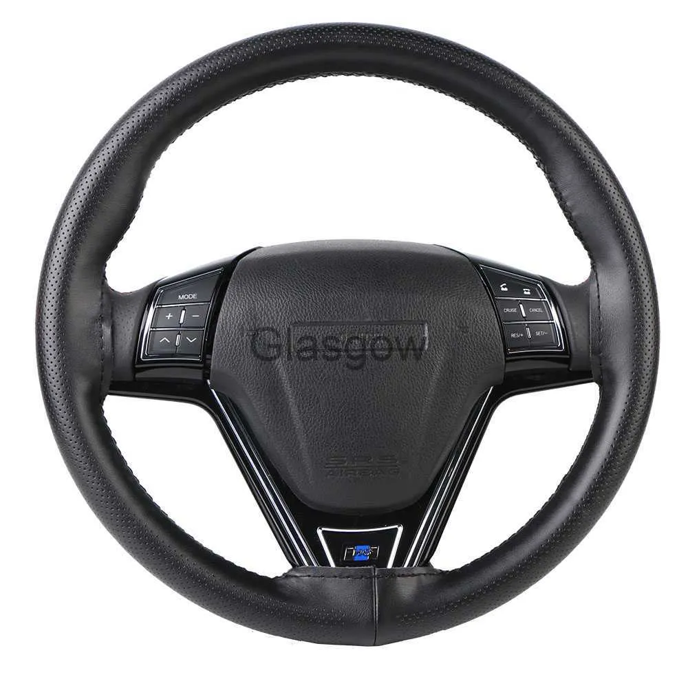 Premium Genuine Leather 40cm Steering Wheel Cover With Breathable Design Auto Braided Case For Car Suv Diameter 36cm 40cm X0705 From Glasgow 6.84 DHgate.Com