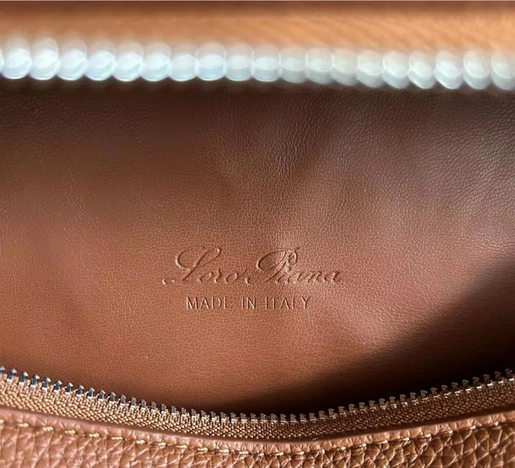 Loro piana evening Elegant bag L27 Pouch lunch box Big Size Womens ...